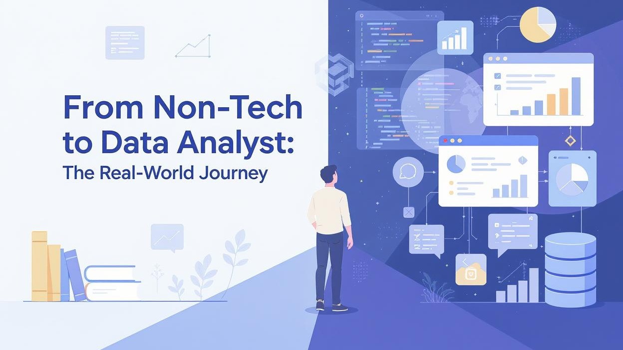 How to Become a Data Analyst Without a Tech Background (Complete ...
